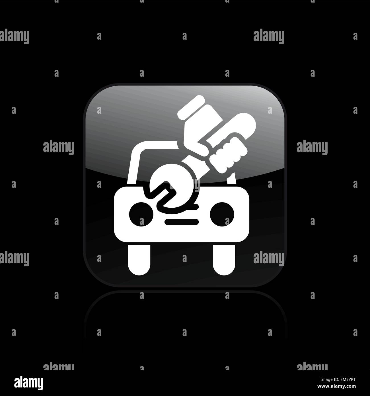Vector illustration of single car repair icon Stock Vector Image & Art ...