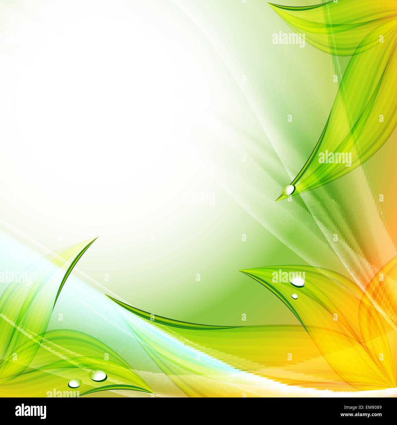 bright floral vector background Stock Vector Image & Art - Alamy