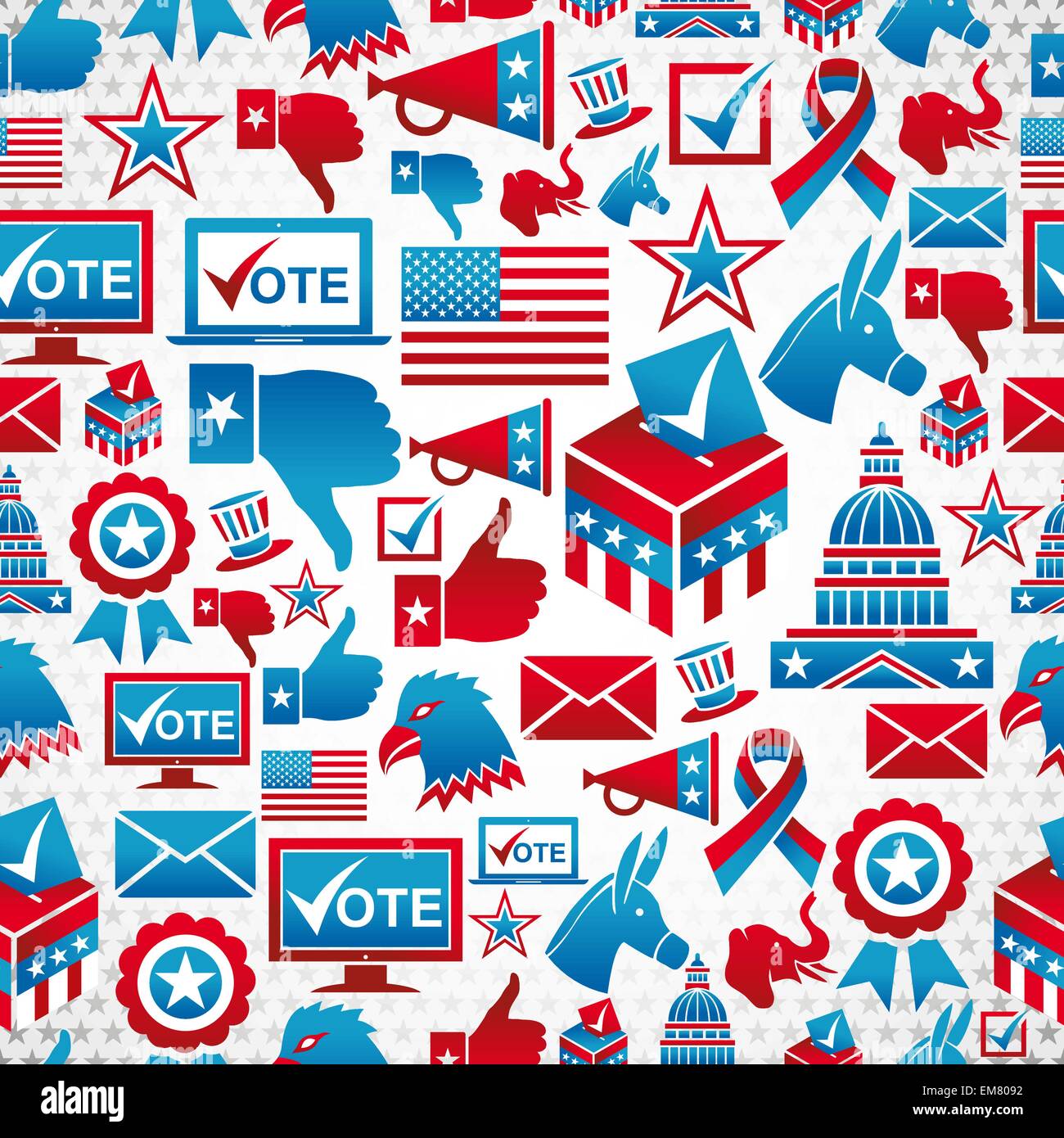 Elections ballot mark Stock Vector Images - Alamy