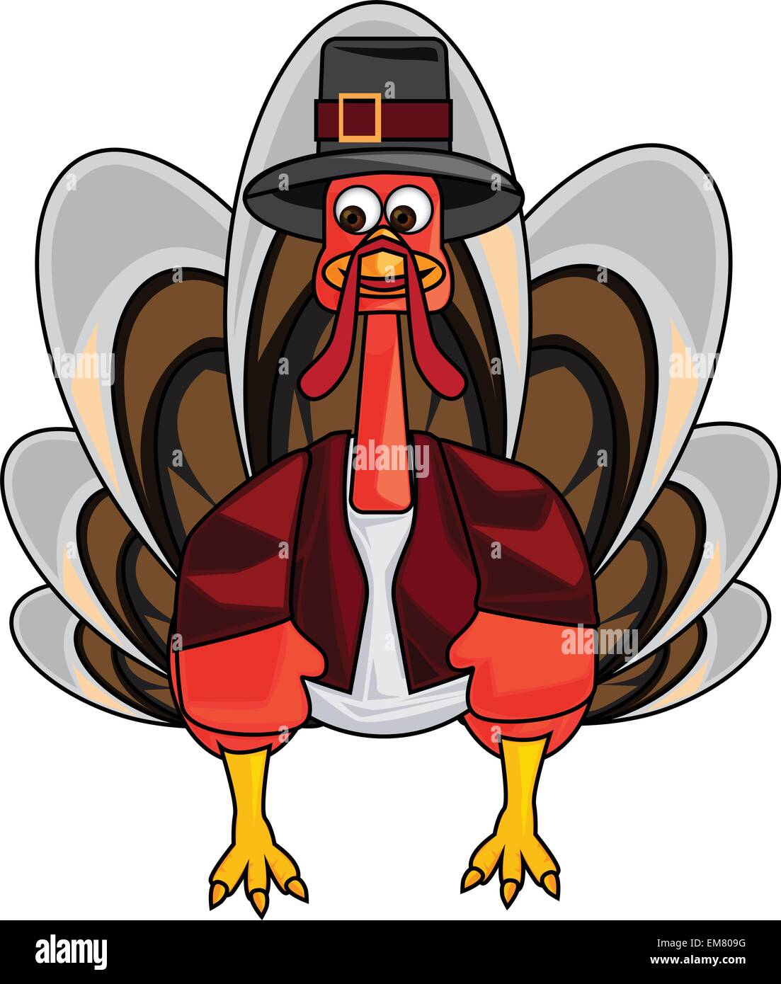 thanksgiving turkey vector Stock Vector Image & Art - Alamy