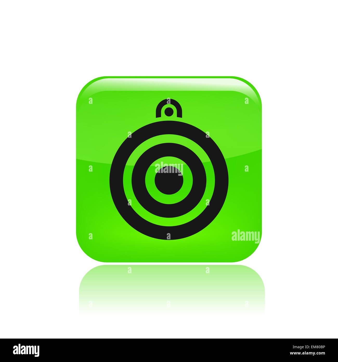 Vector illustration of single target icon Stock Vector Image & Art - Alamy