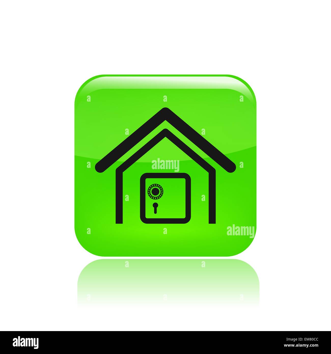 Vector illustration of single bank icon Stock Vector Image & Art - Alamy