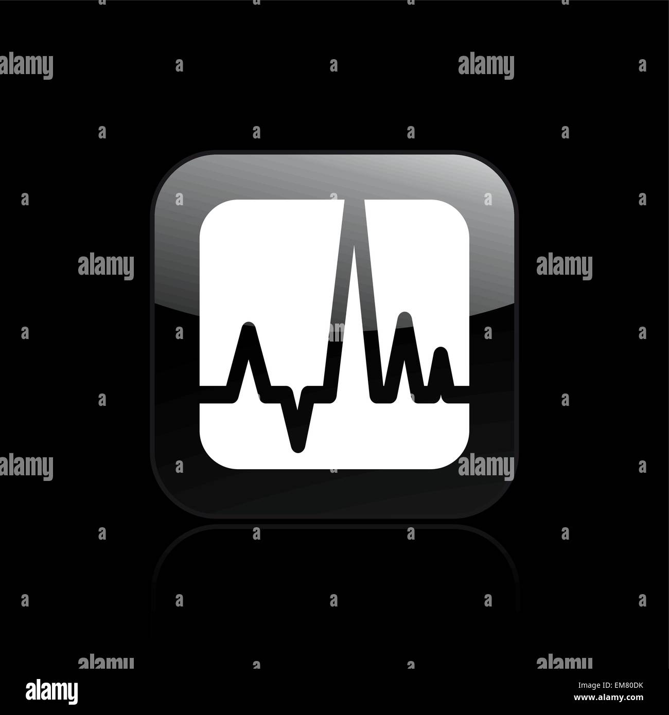 Vector illustration of single wave icon Stock Vector Image & Art - Alamy