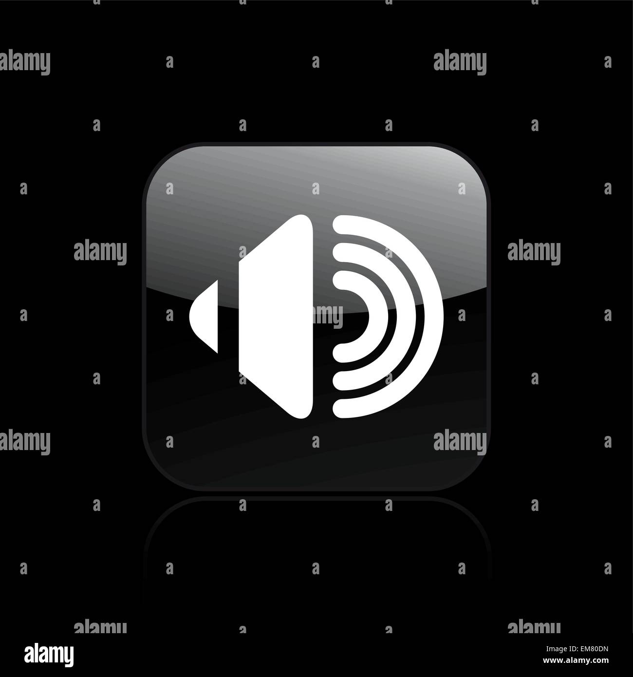 Vector illustration of single audio icon Stock Vector Image & Art - Alamy