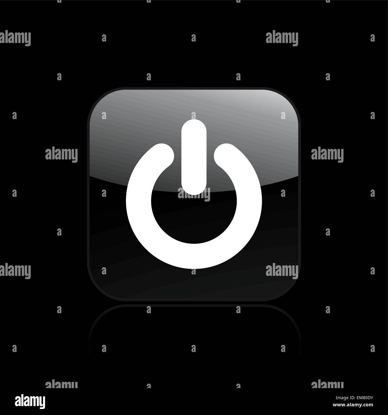 Vector illustration of single power icon Stock Vector Image & Art - Alamy