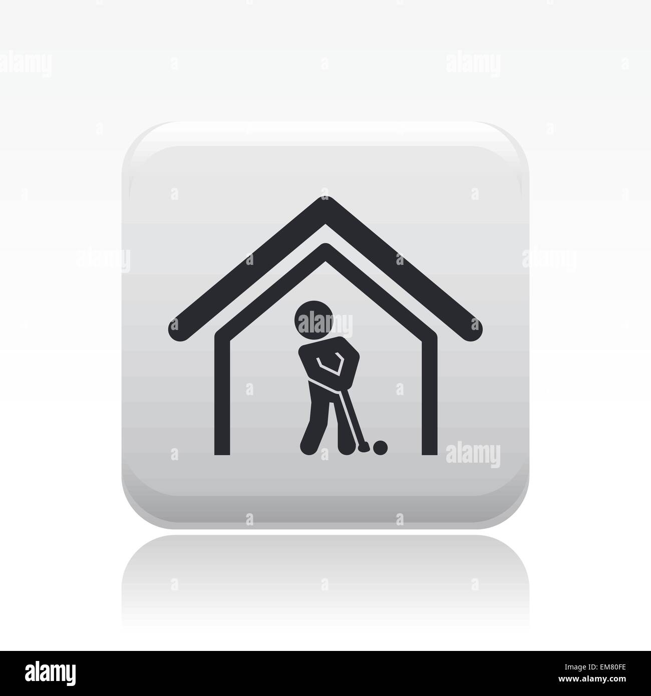 Vector illustration of isolated golf icon Stock Vector Image & Art - Alamy