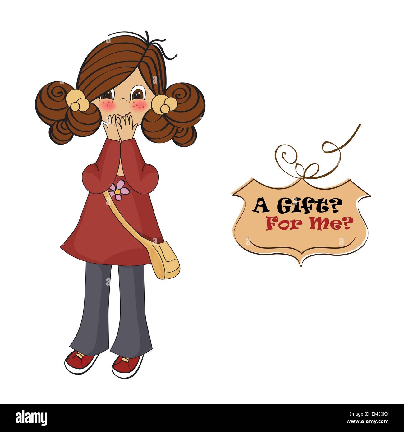 young girl surprised Stock Vector Image & Art - Alamy young girl surprised Stock Vector Image & Art - Alamy