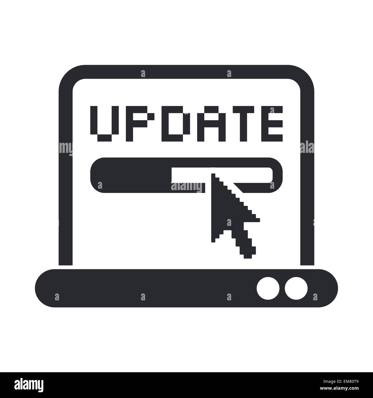 Vector illustration of isolated update icon Stock Vector Image & Art ...