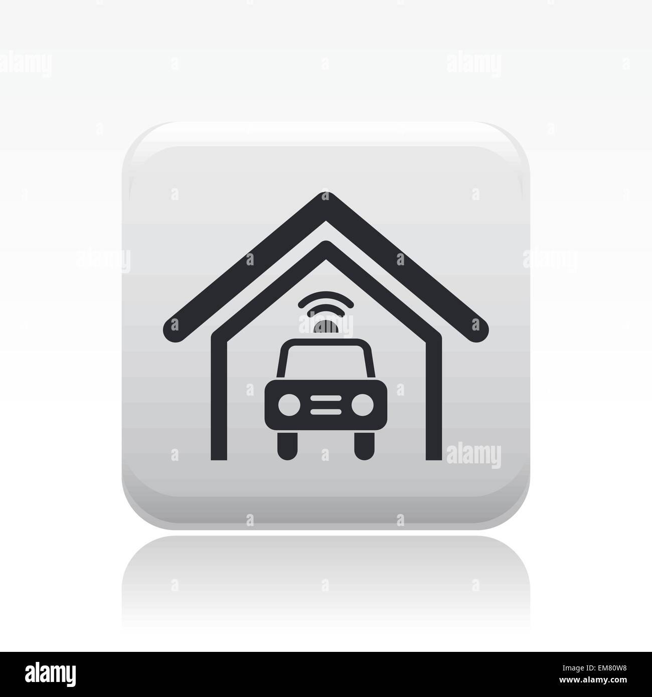 Vector illustration of single police car icon Stock Vector Image & Art ...