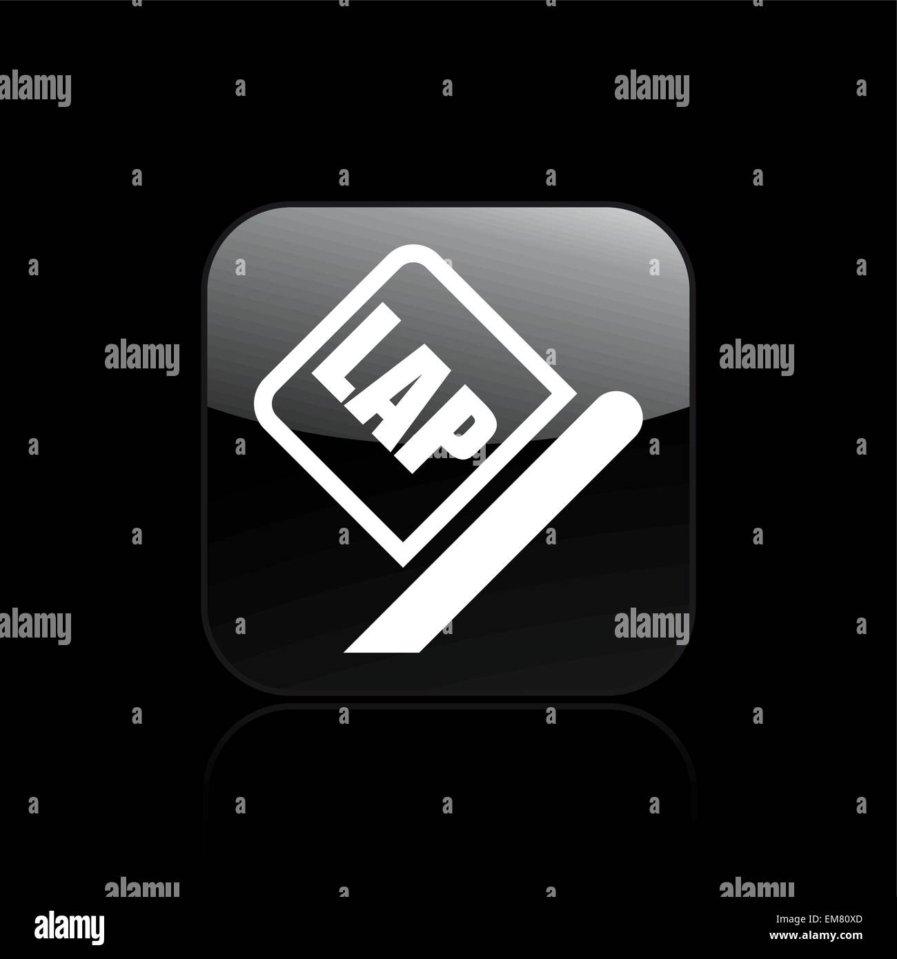 Vector illustration of single lap race icon Stock Vector Image & Art ...