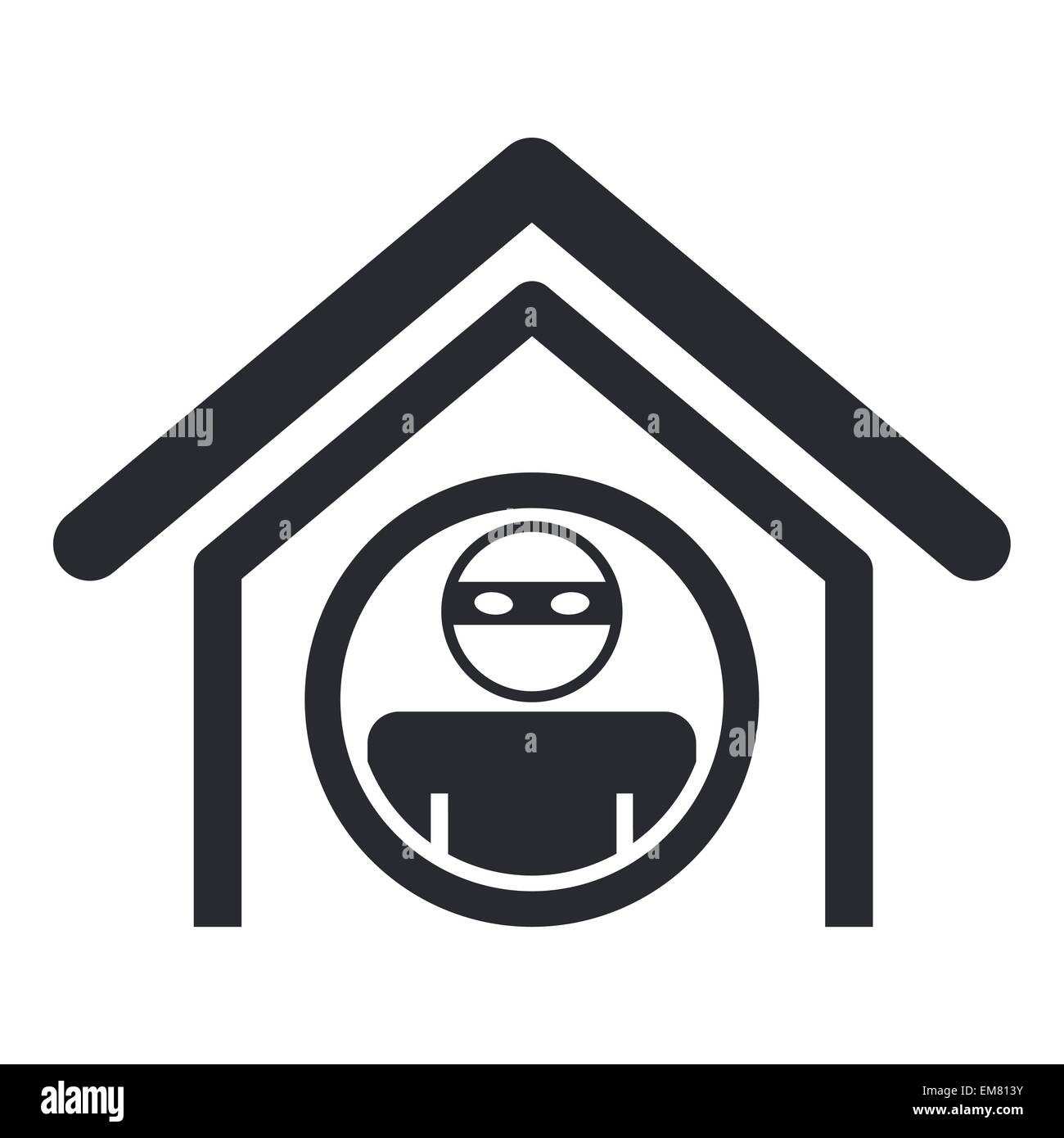 Thief home Stock Vector Images - Alamy