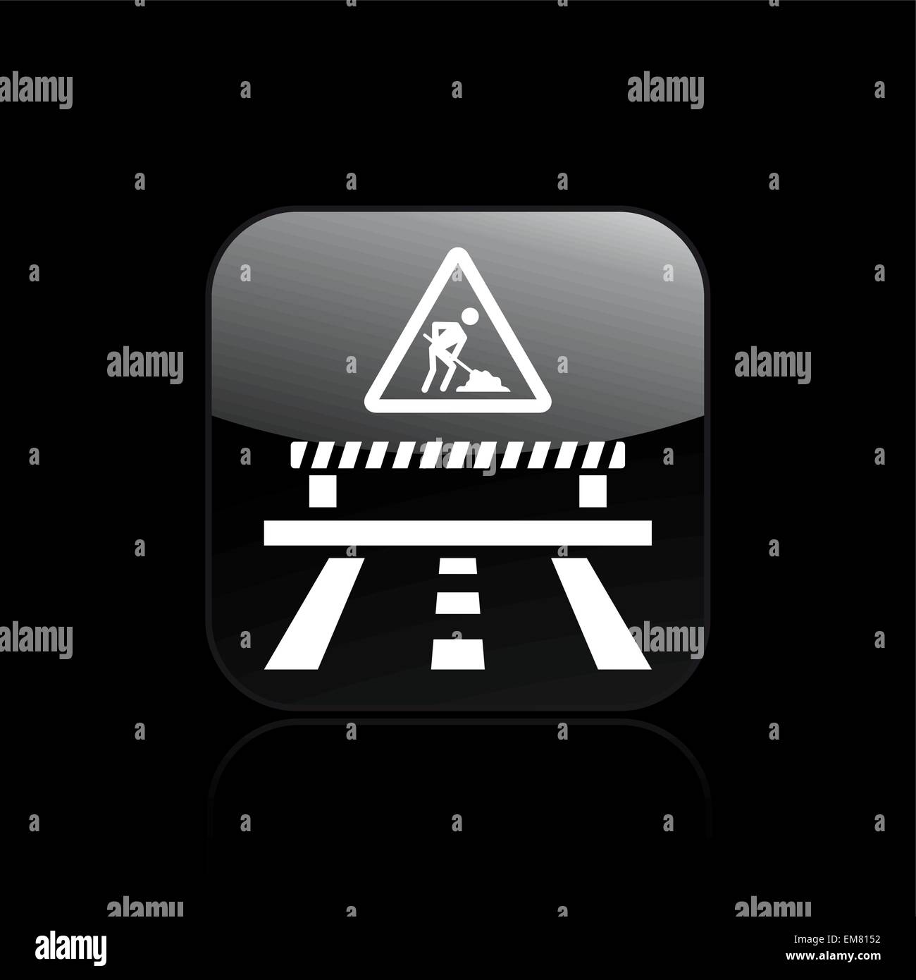 Vector illustration of single work in progress icon Stock Vector Image ...