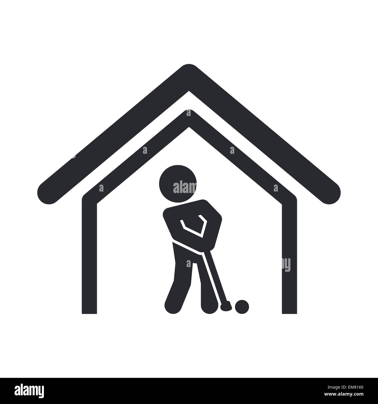 Vector illustration of isolated golf icon Stock Vector Image & Art - Alamy