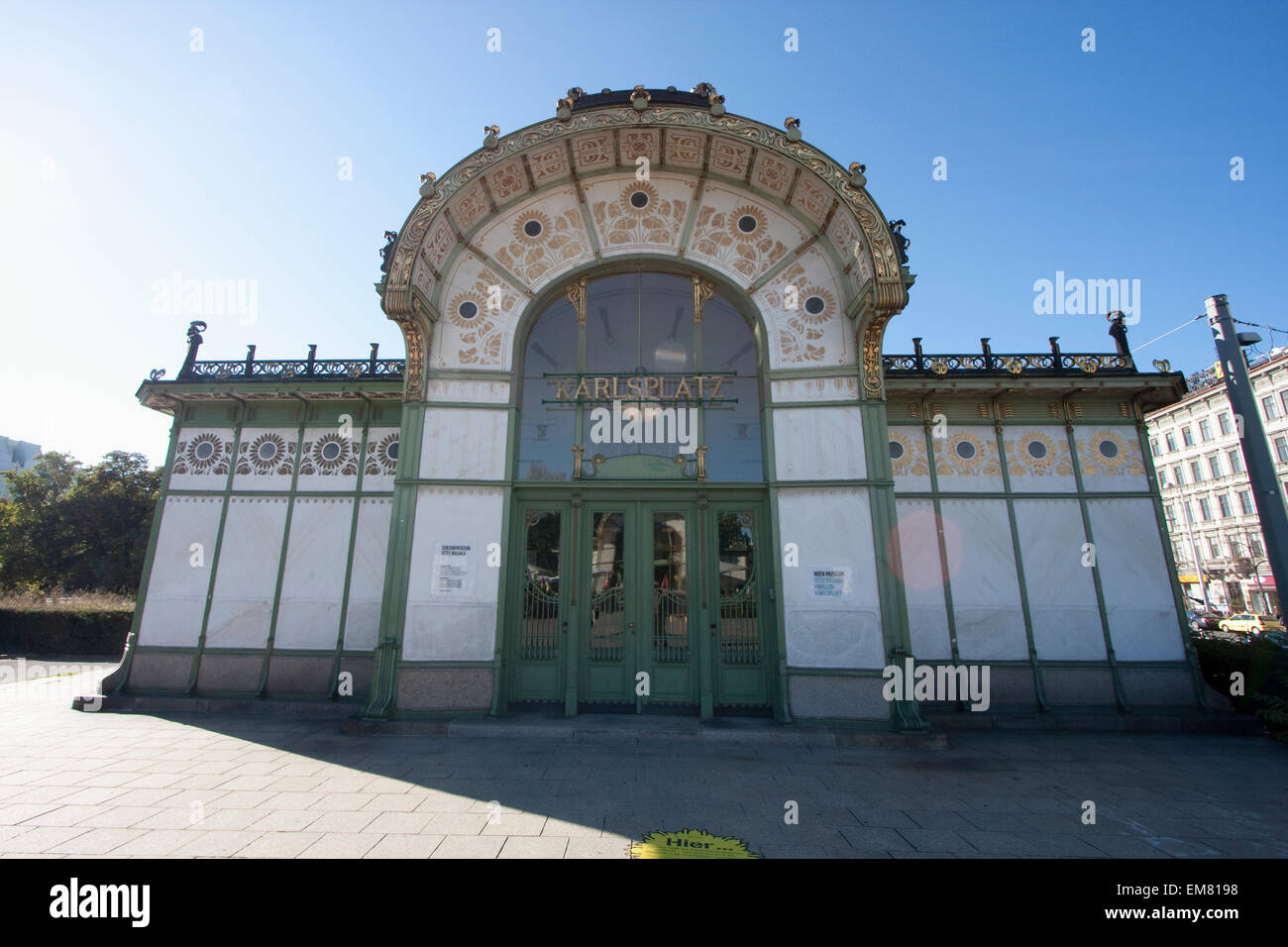 Karlsplatz Stadtbahn Station designed by Otto Wagner, Vienna (Wien ...