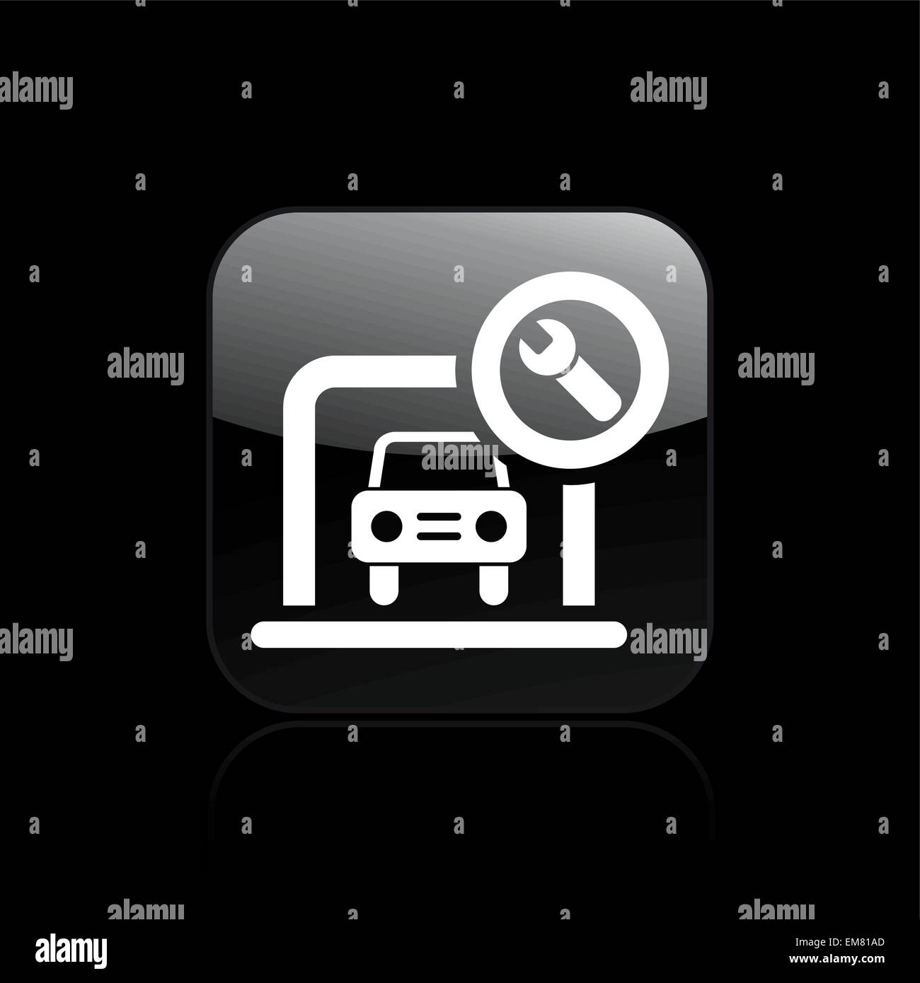 Vector illustration of isolated car box icon Stock Vector Image & Art ...