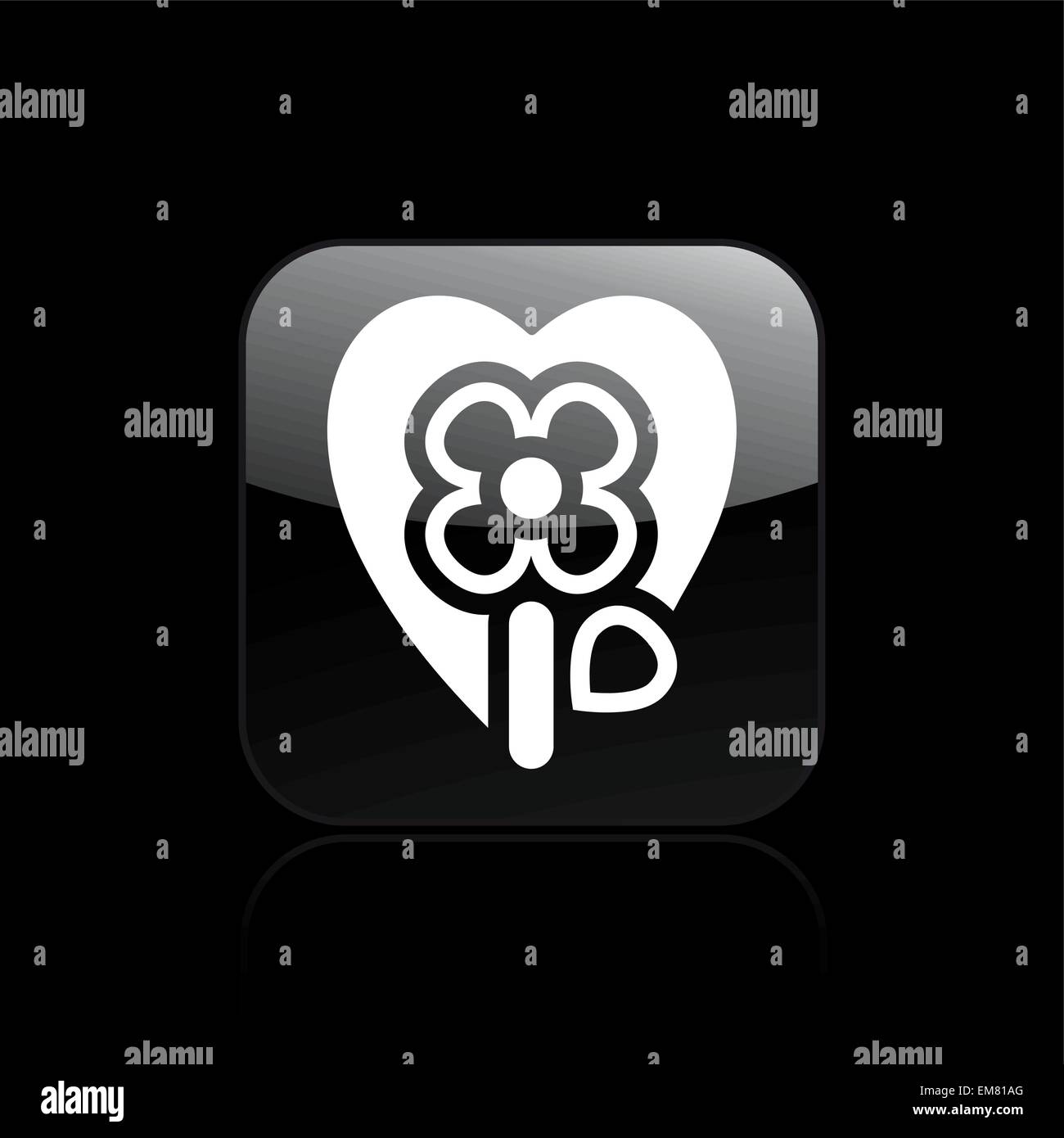 Vector illustration of isolated flower icon Stock Vector Image & Art ...