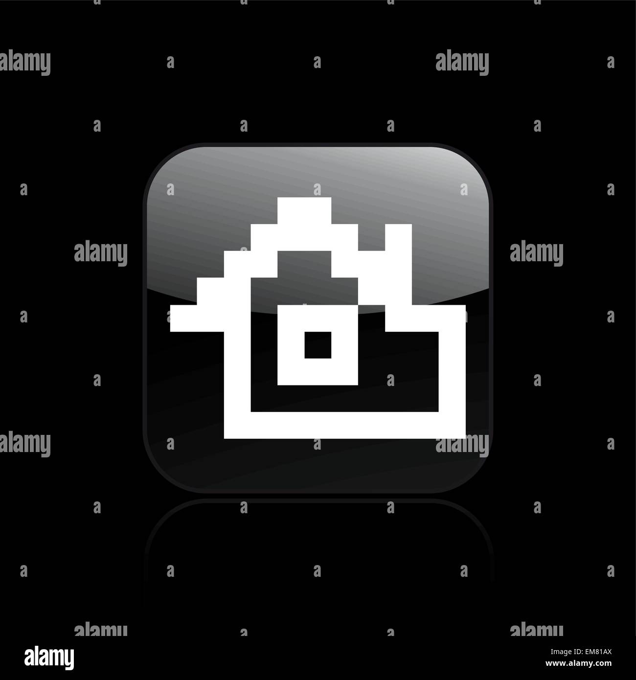 Vector illustration of pixel pc icon Stock Vector Image & Art - Alamy