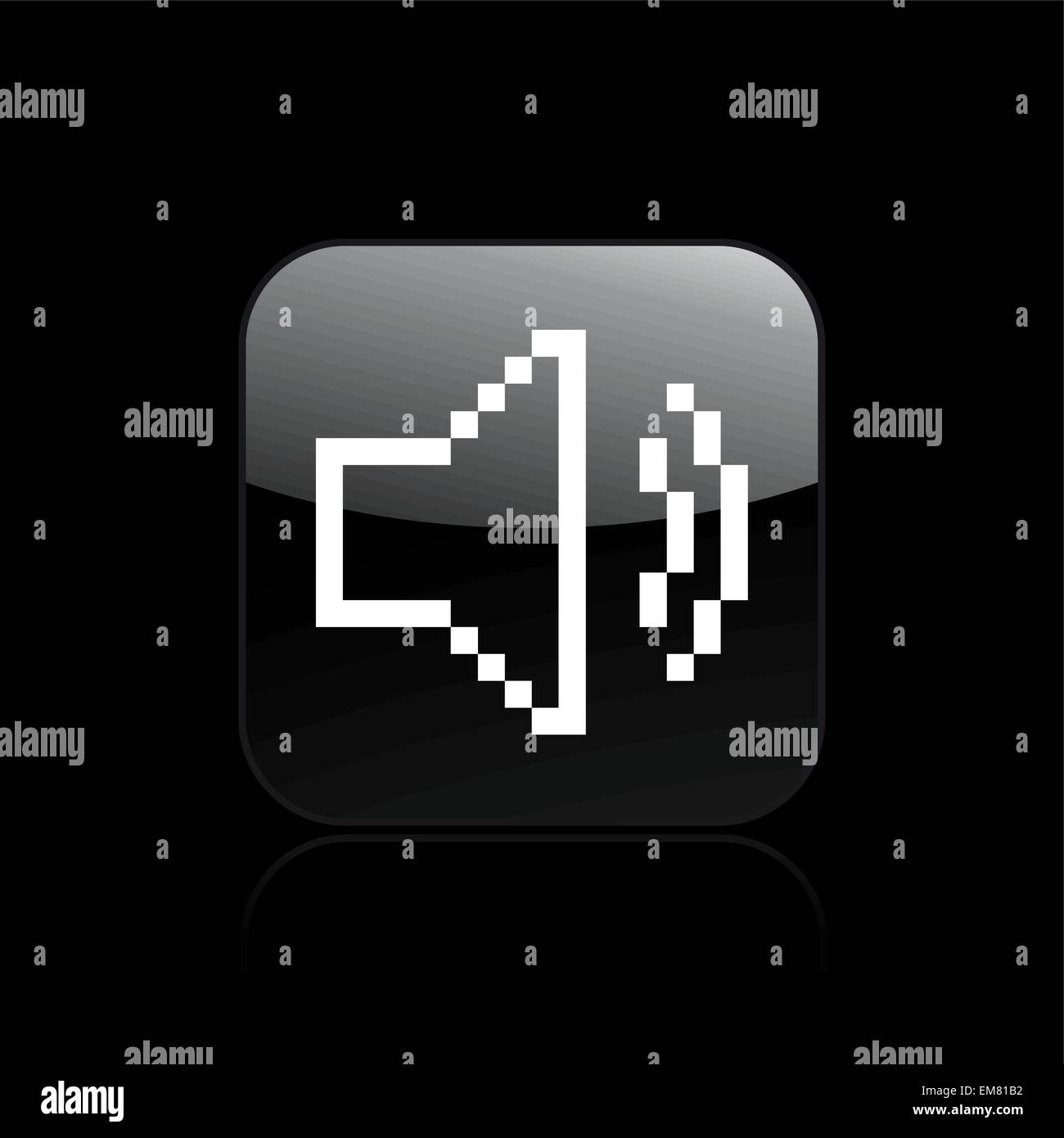 Vector illustration of pixel pc icon Stock Vector Image & Art - Alamy