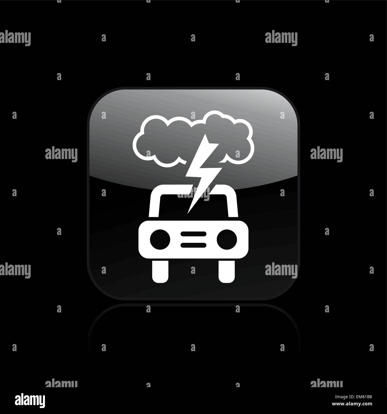 Vector illustration of single car icon Stock Vector Image & Art - Alamy