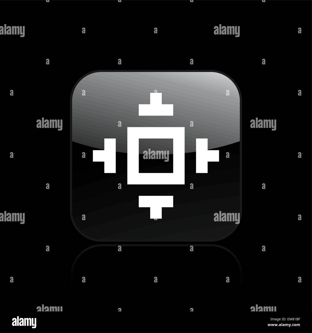 Vector illustration of pixel pc icon Stock Vector Image & Art - Alamy