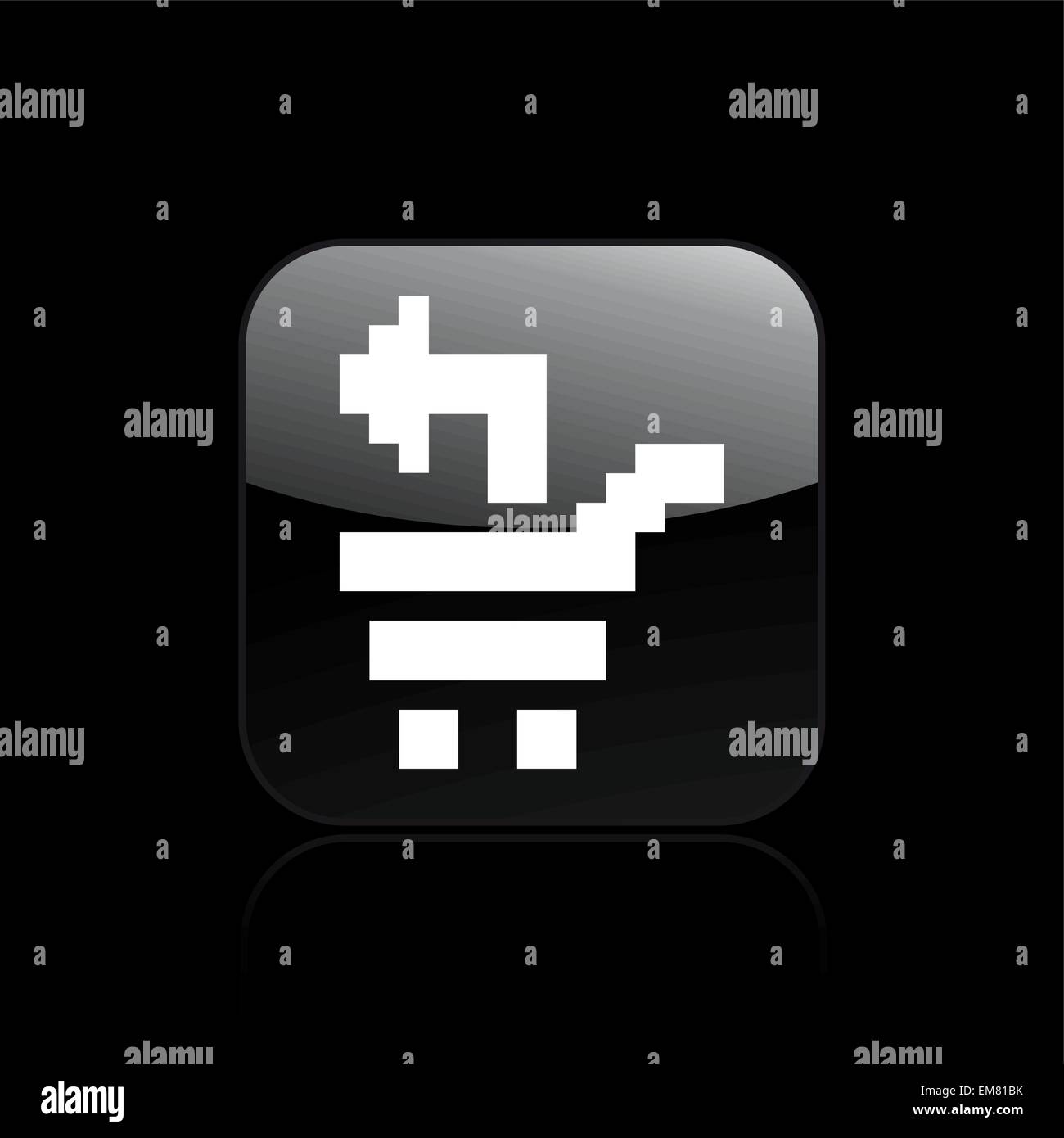 Vector illustration of pixel pc icon Stock Vector Image & Art - Alamy