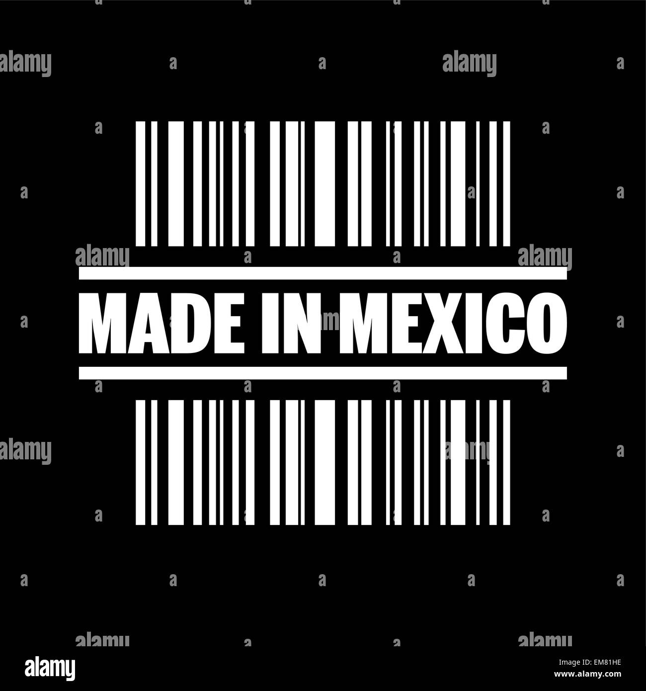 Vector illustration of isolated made in Mexico icon Stock Vector Image ...