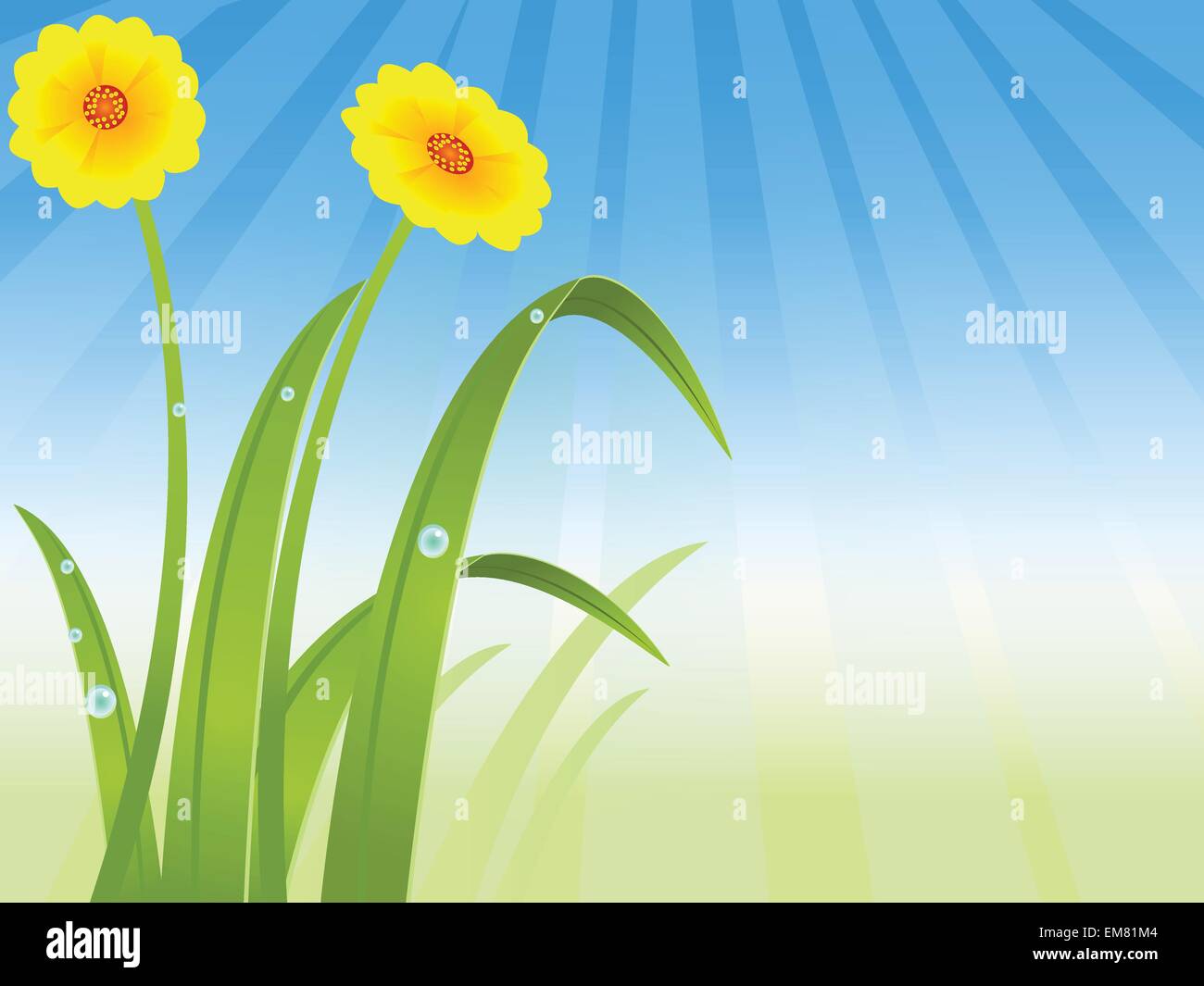 Background tranquil Stock Vector Images - Alamy