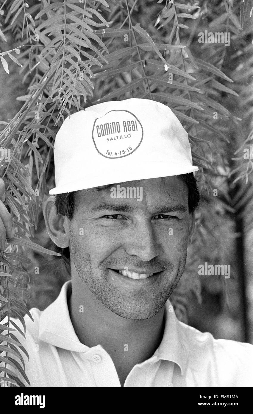 England captain Bryan Robson in relaxed mood at the Cima Club in ...