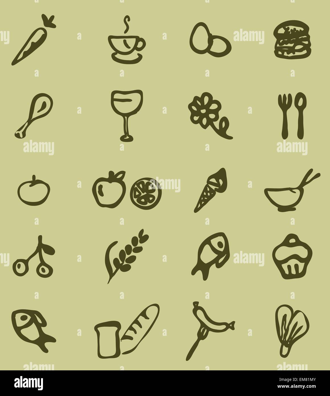 Lunch daily Stock Vector Images - Alamy