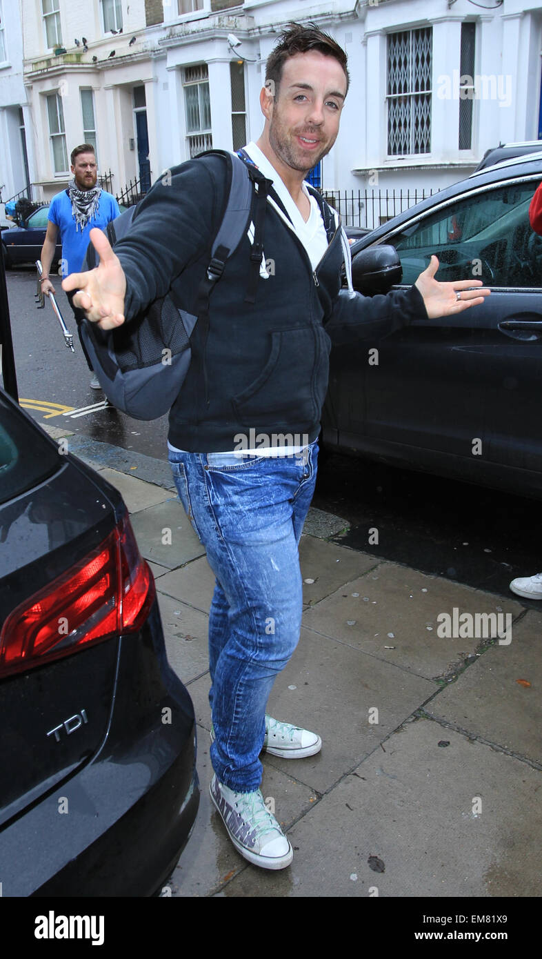 X Factor finalists arrive at the rehearsal studio Featuring: Steve ...