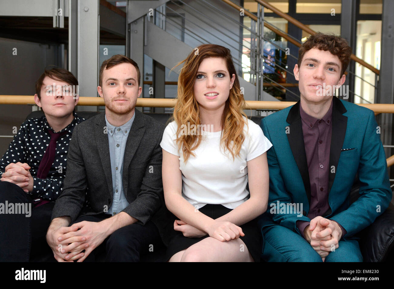 Hanover. 15th Apr, 2015. Jamie Sierota, Sydney Sierota, Noah Sierota ...