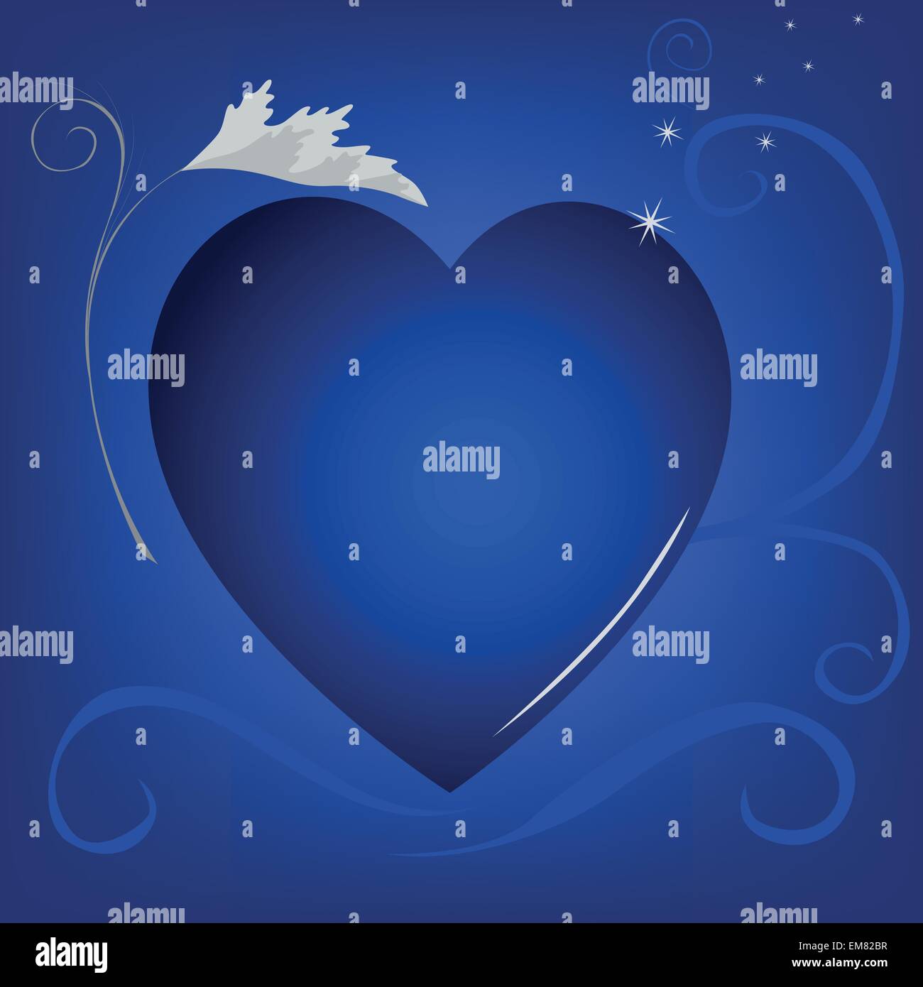 Blue heart hi-res stock photography and images - Alamy