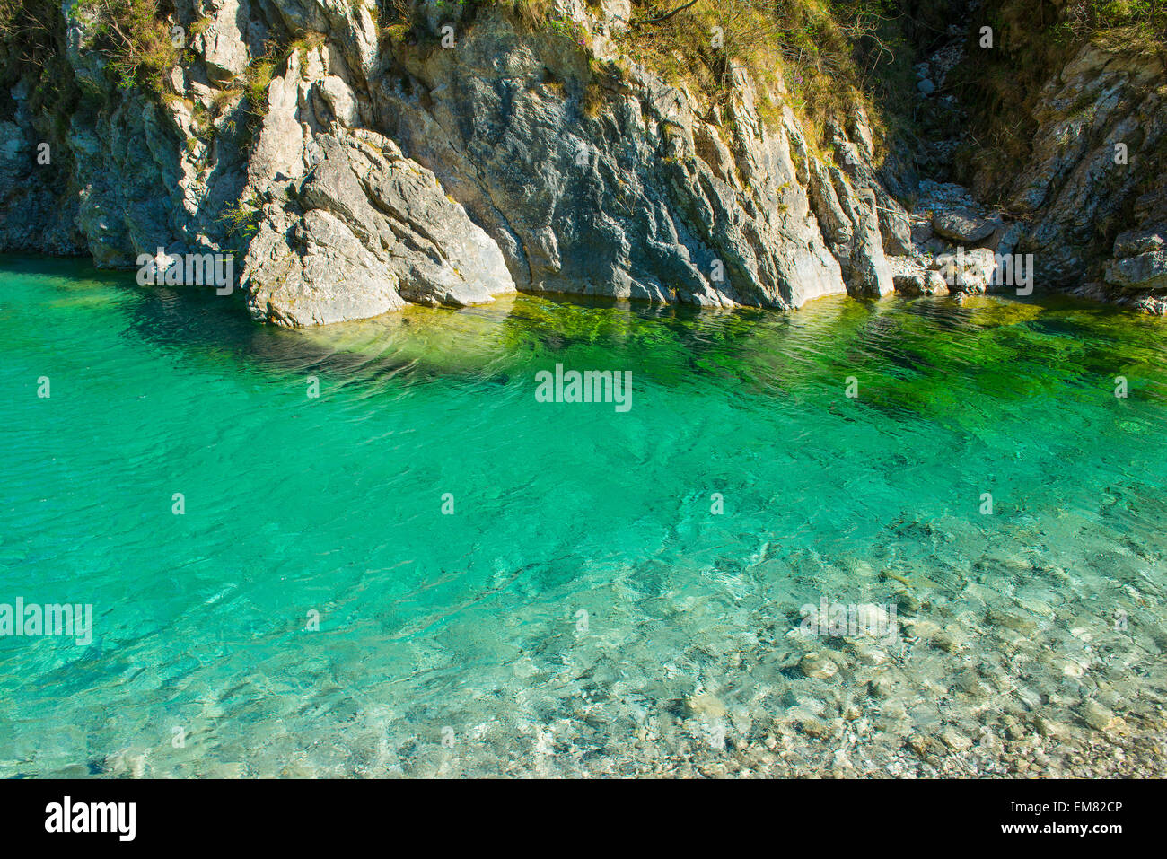 the water flow in the river Stock Photo - Alamy