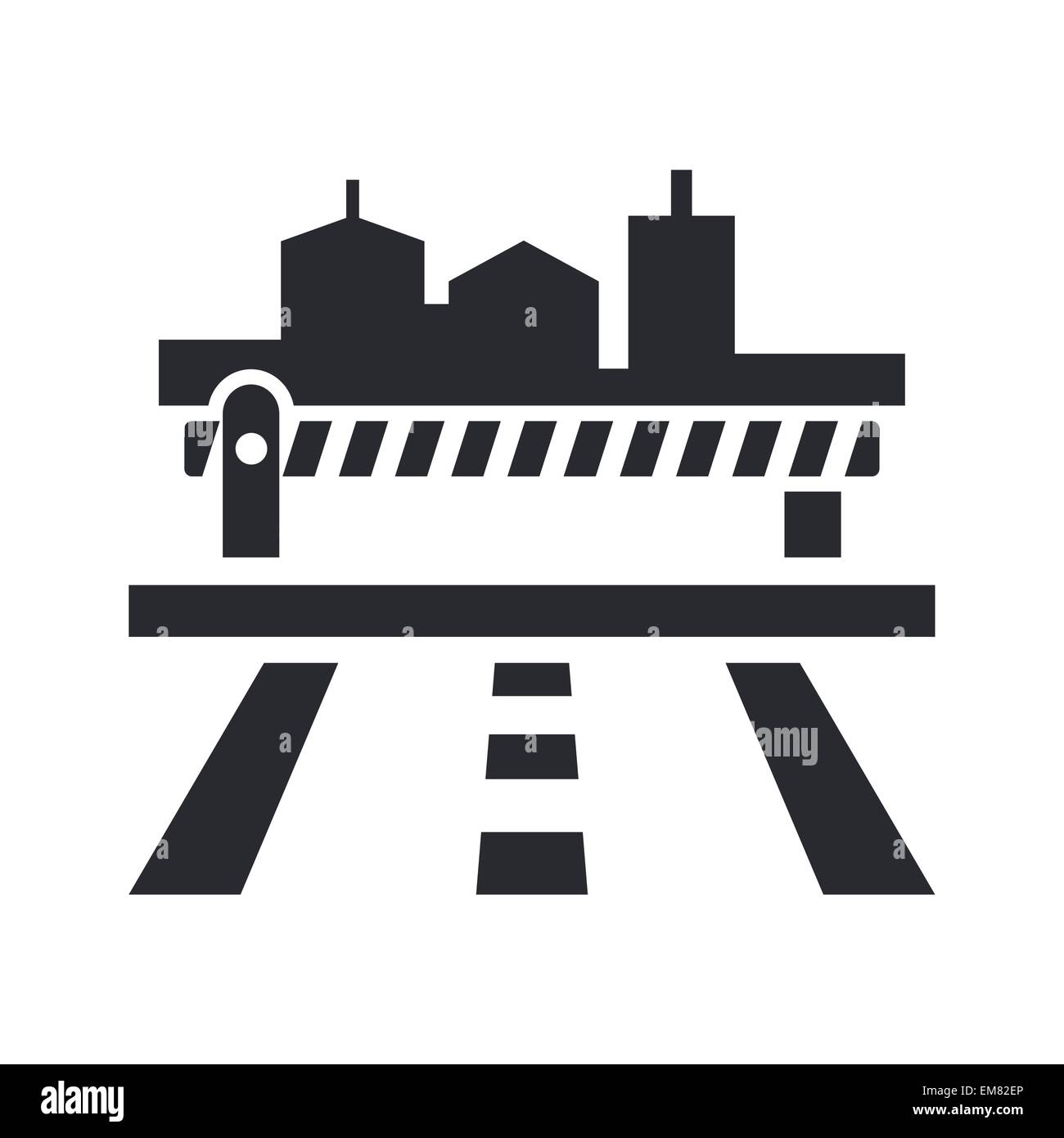 Barrier icon hi-res stock photography and images - Alamy