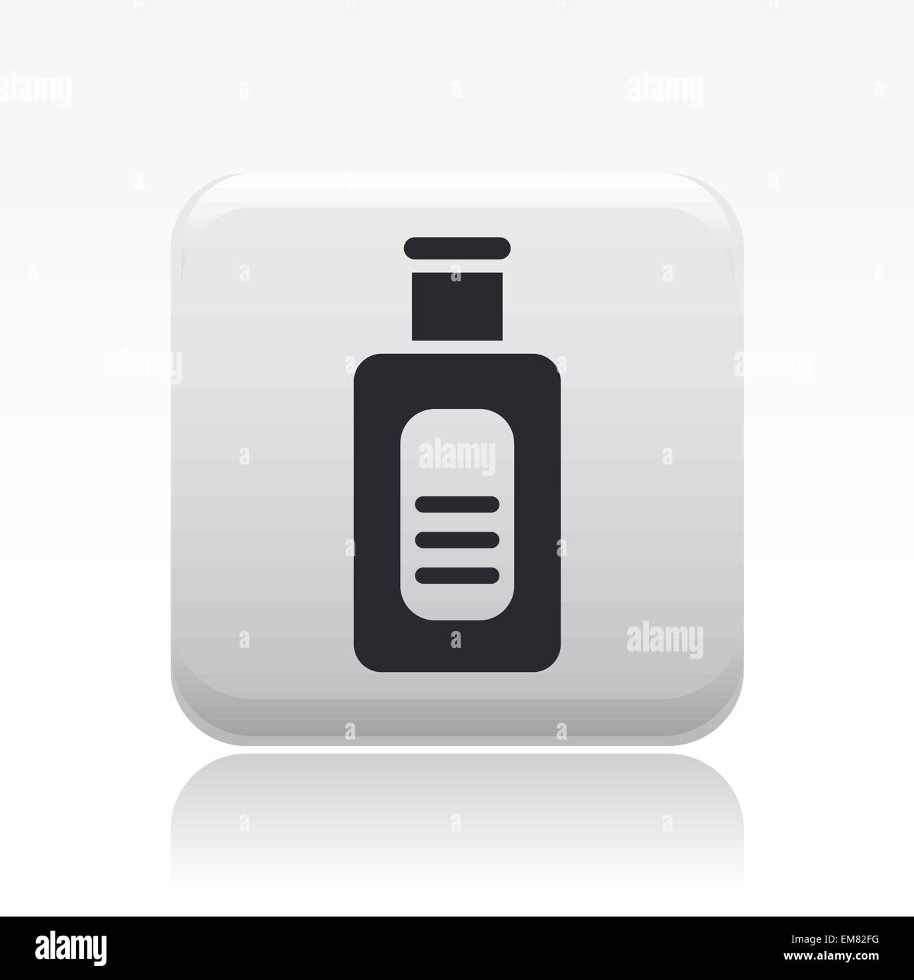 Vector illustration of single bottle icon Stock Vector Image & Art - Alamy