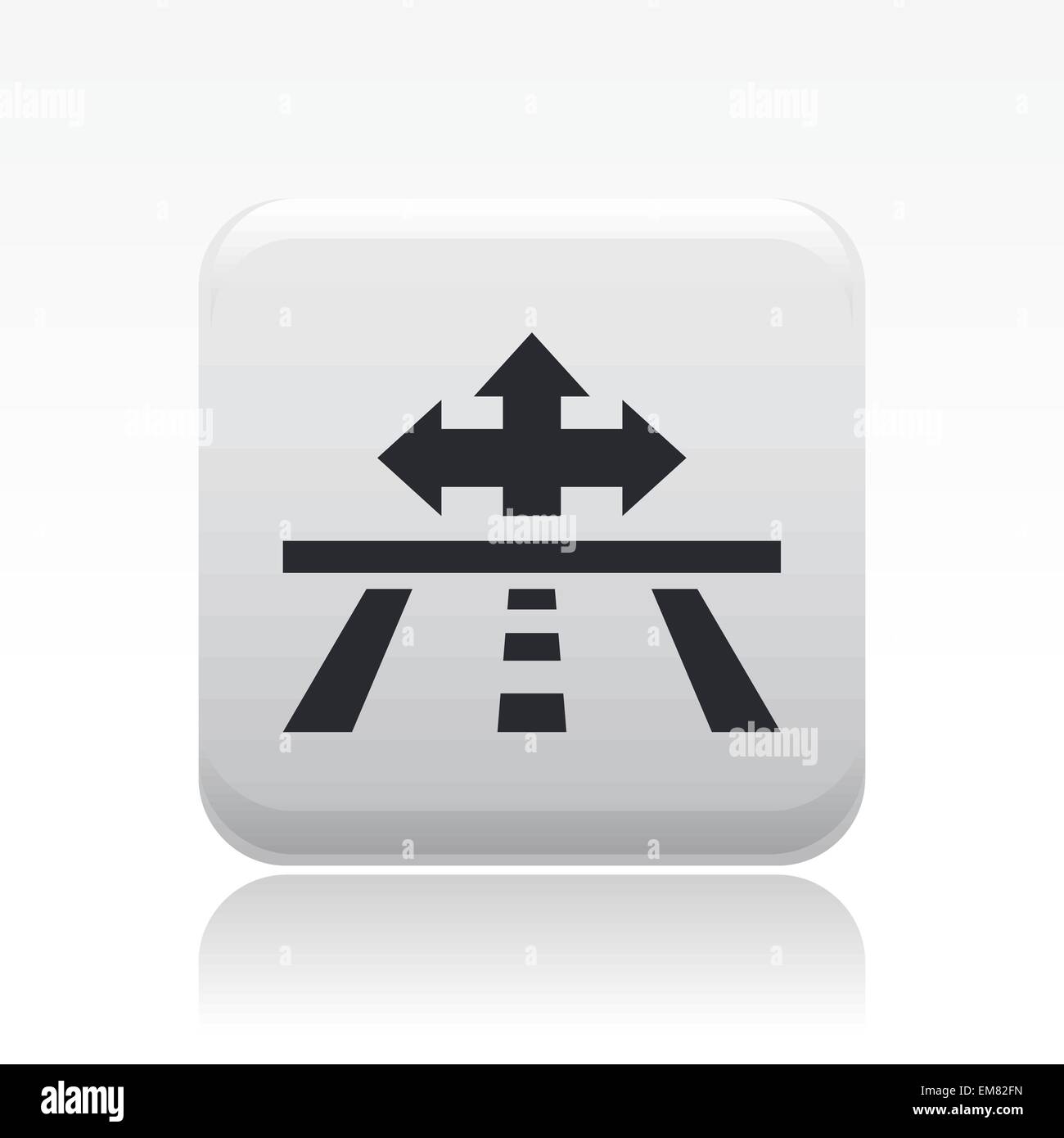 Vector illustration of single navigate icon Stock Vector Image & Art ...