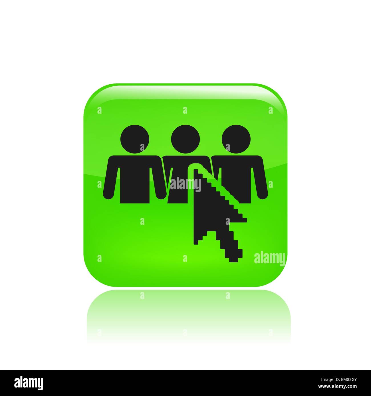 Vector illustration of single social web icon Stock Vector Image & Art ...