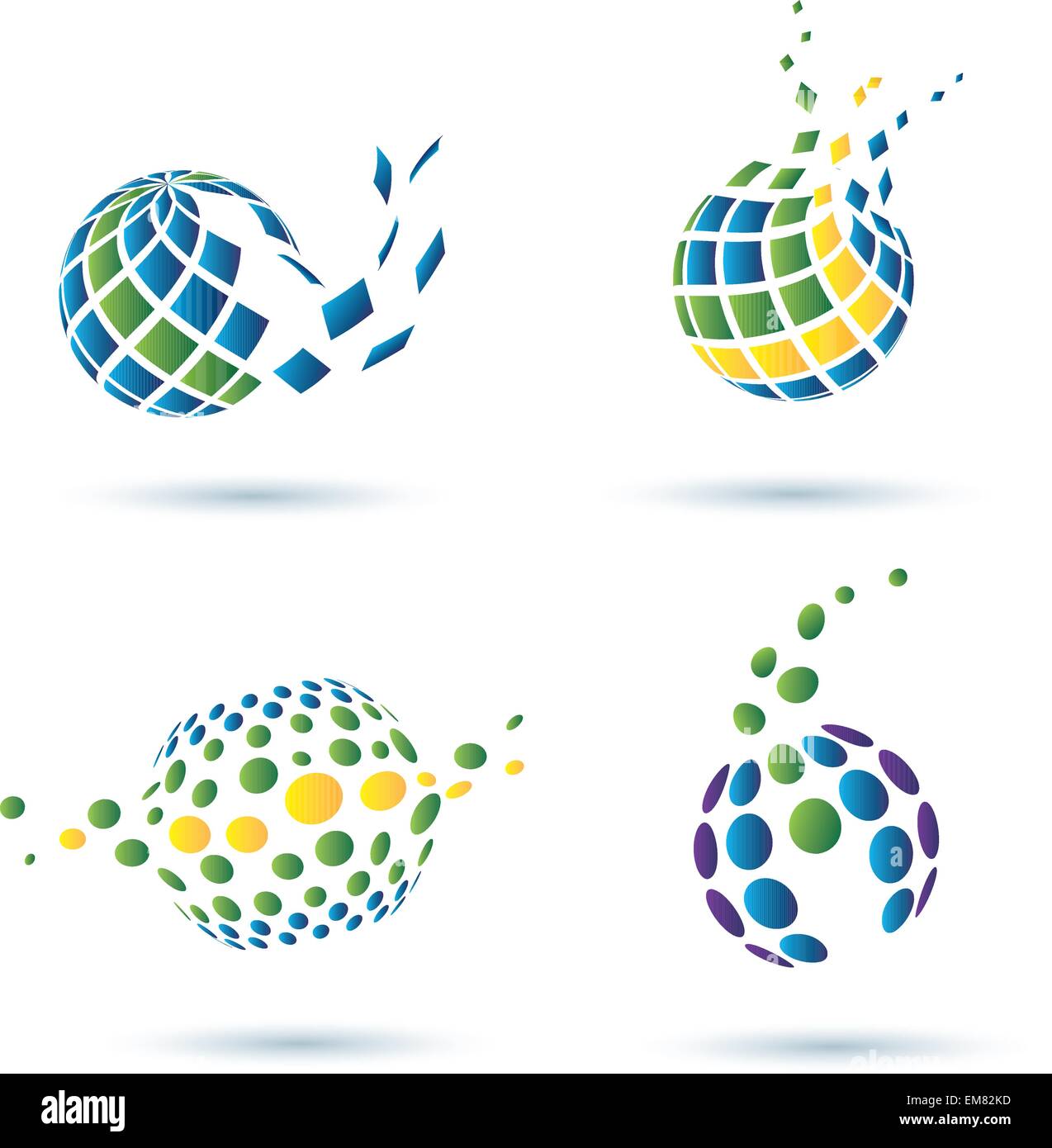 Map globe concept Stock Vector Images - Alamy