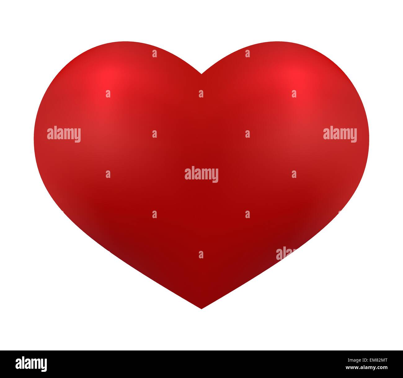 Isolated red heart Stock Vector Image & Art - Alamy
