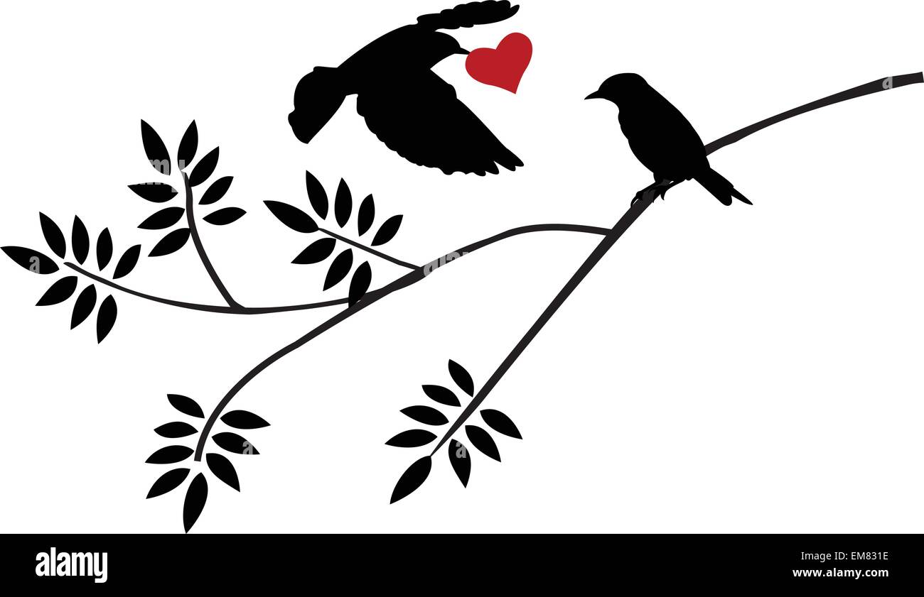 Bird And Tree Silhouette