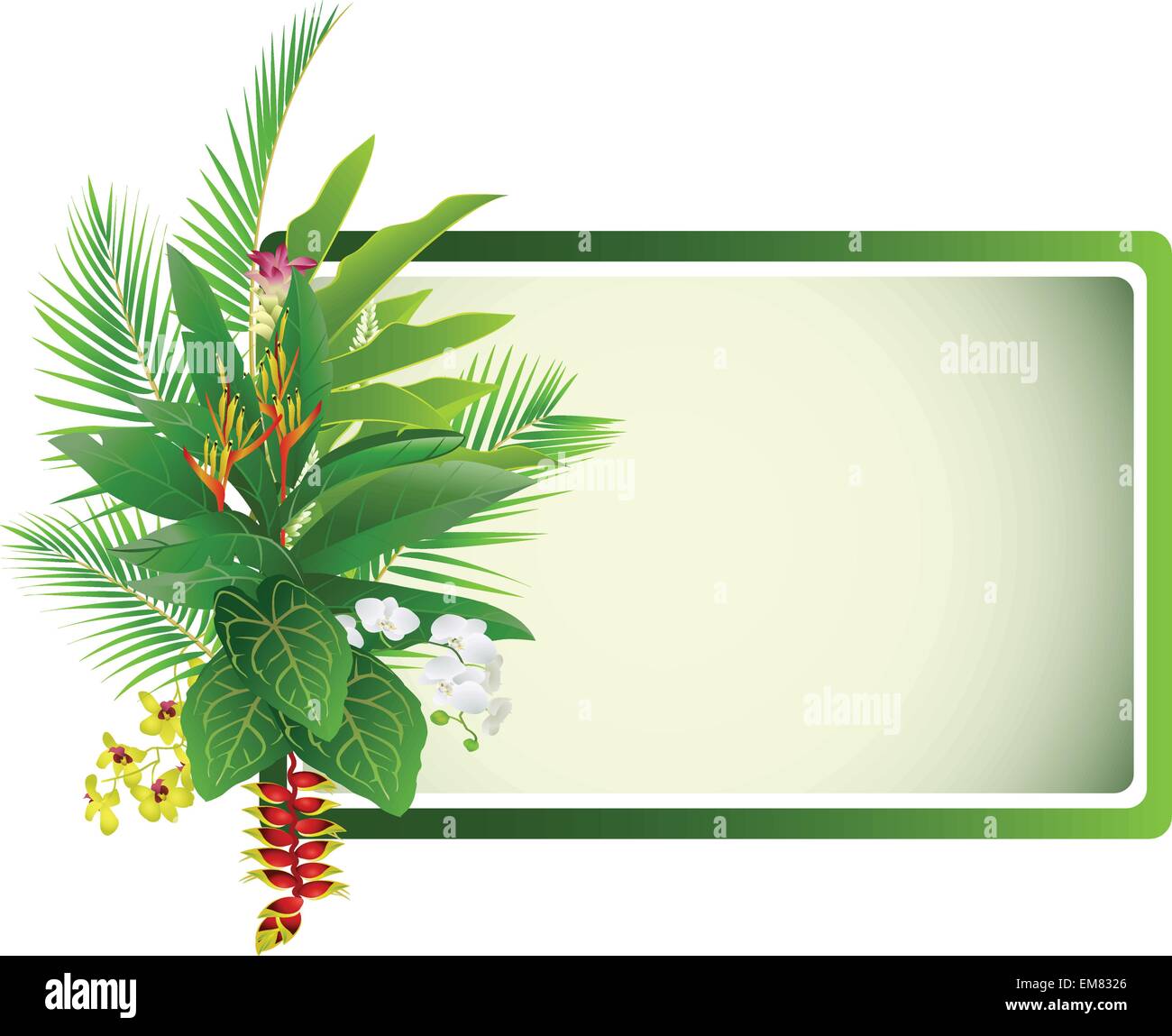 Nobody tropical Stock Vector Images - Alamy