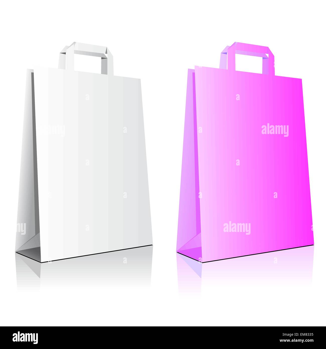 Vector illustration of colored bags Stock Vector Image & Art - Alamy