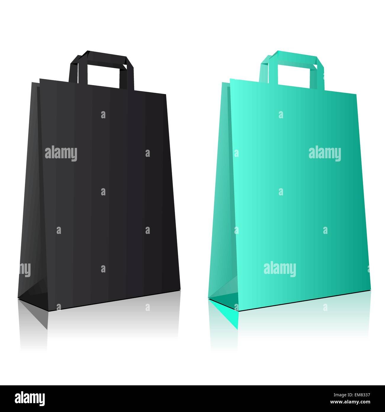 Vector illustration of colored bags Stock Vector Image & Art - Alamy