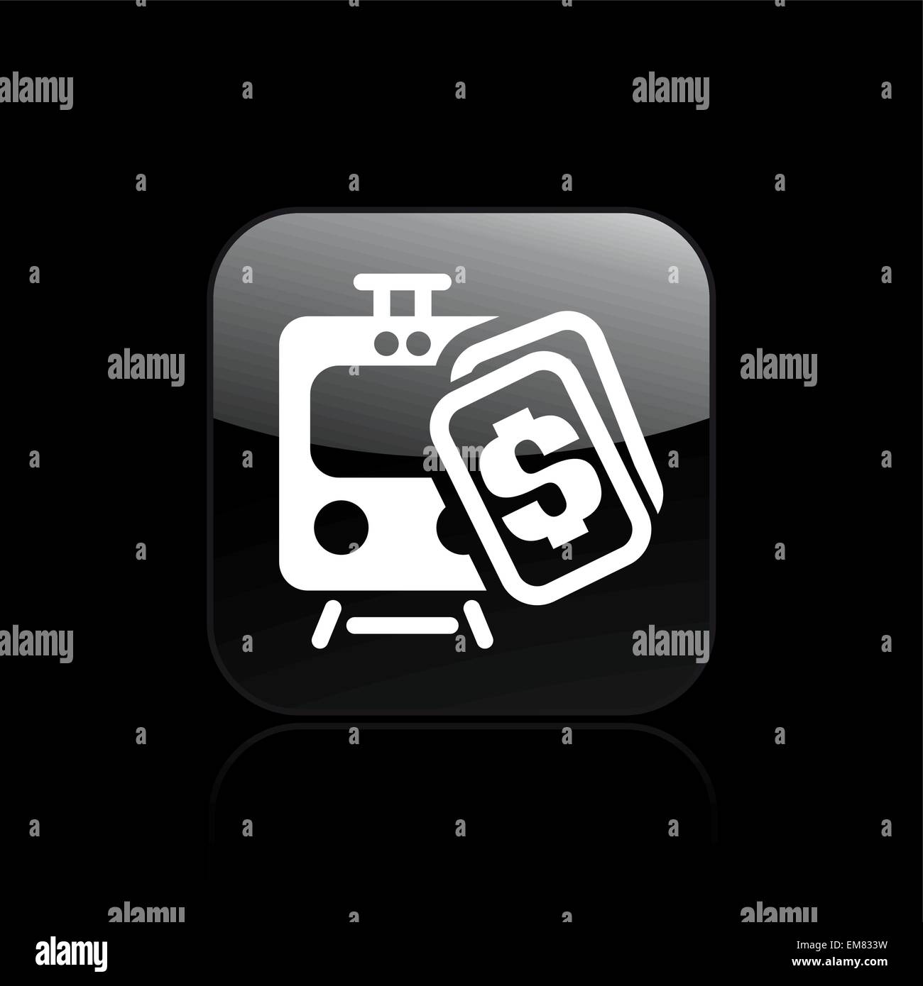 Cost of train travel Stock Vector Images - Alamy