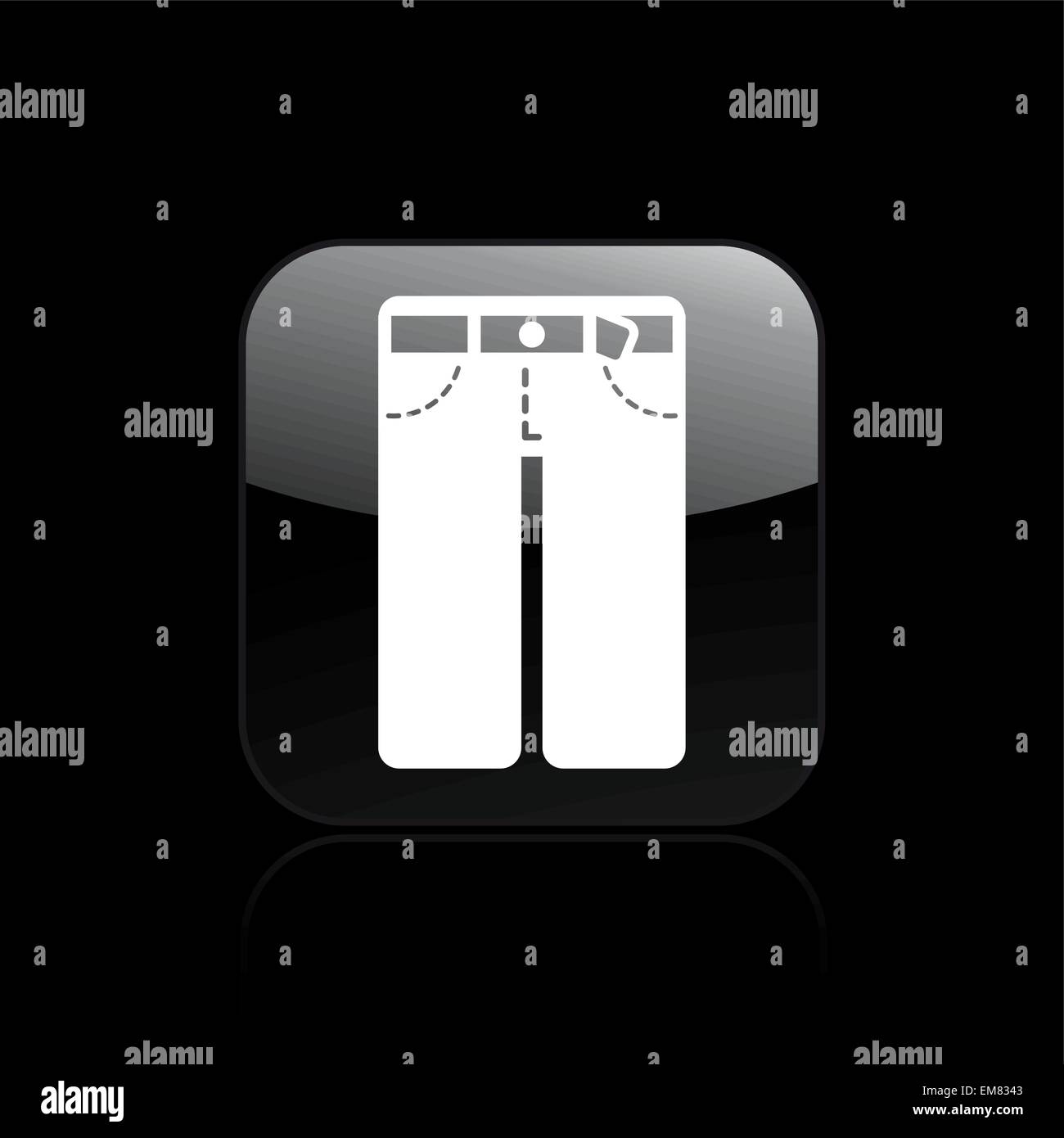 Vector pants icon hi-res stock photography and images - Alamy