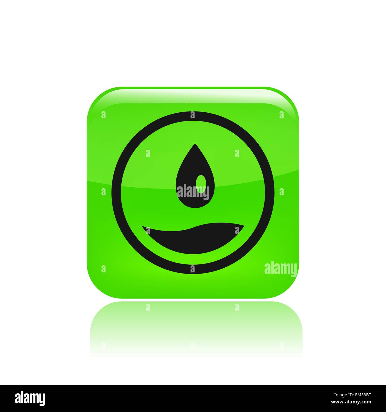 Vector illustration single isolated drop icon Stock Vector Image & Art ...