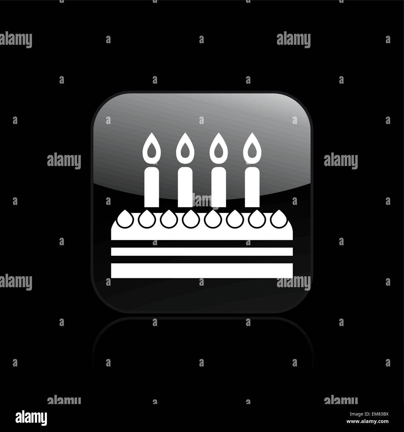Birthday confectionery Stock Vector Images - Alamy