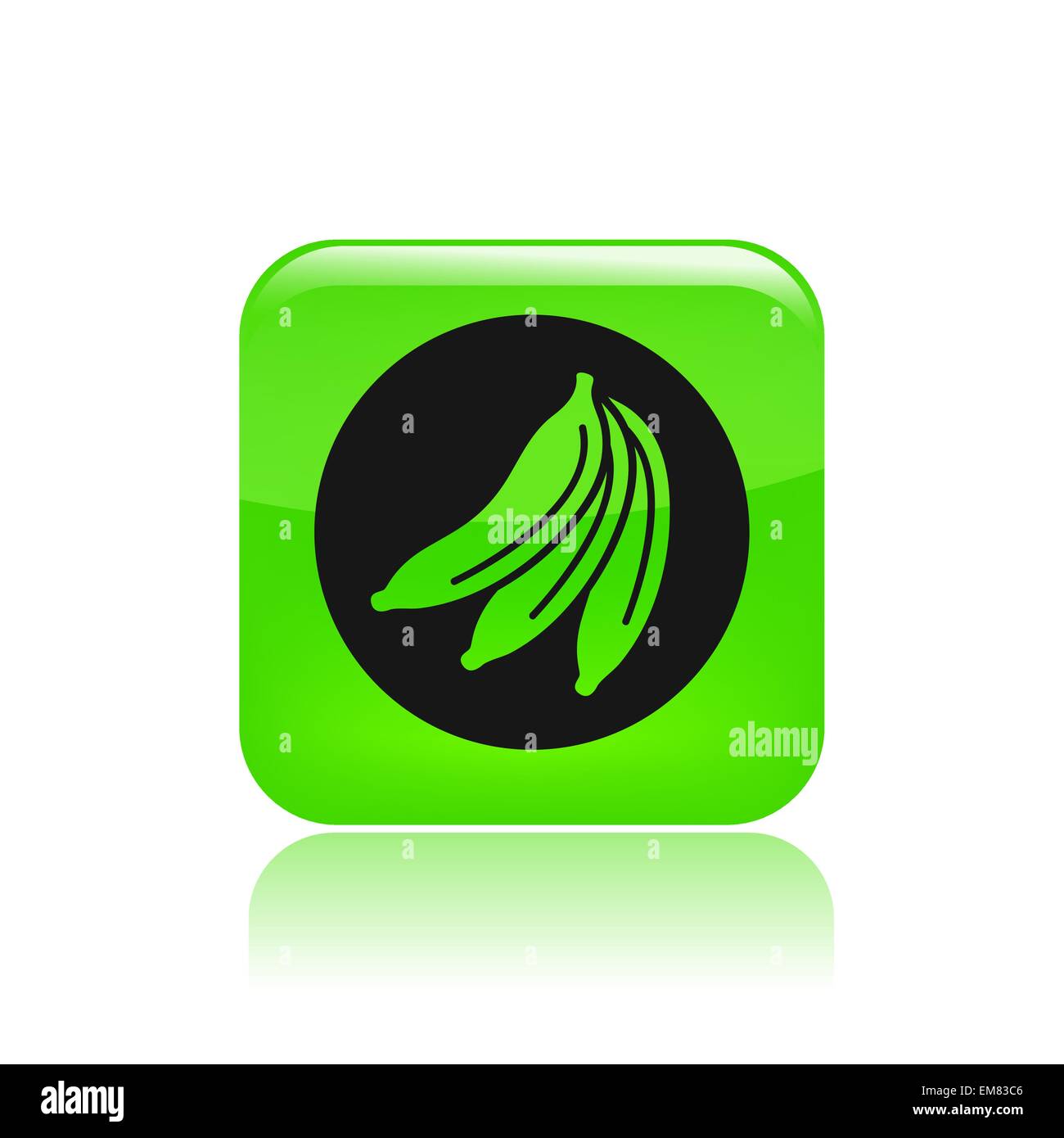 Banana fruit icon bananas Cut Out Stock Images & Pictures - Alamy