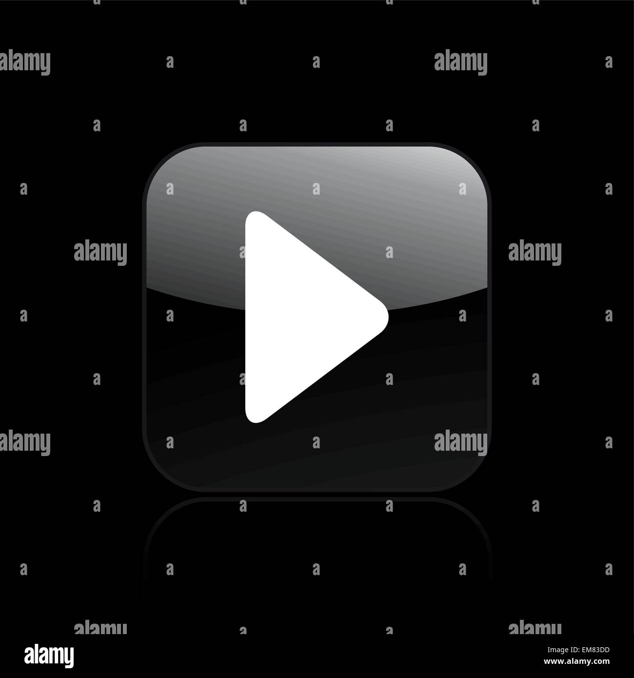 Vector illustration of single play icon Stock Vector Image & Art - Alamy