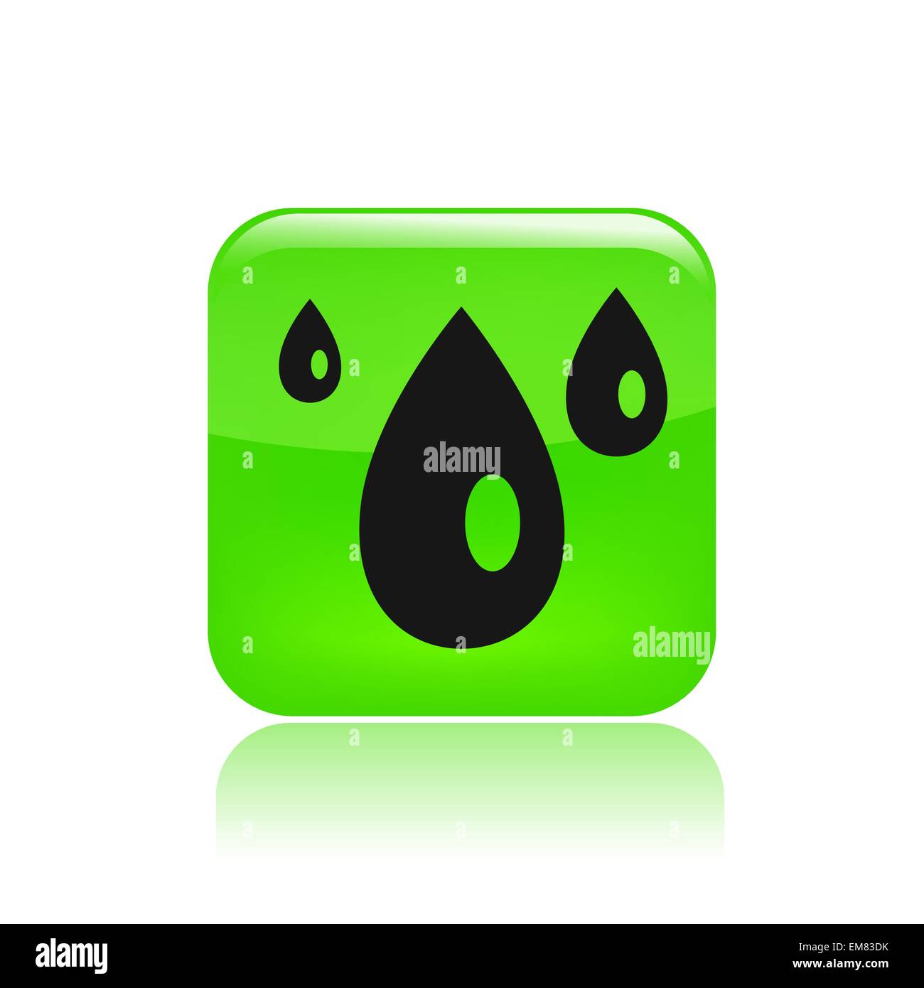 Vector illustration of single drops icon Stock Vector Image & Art - Alamy